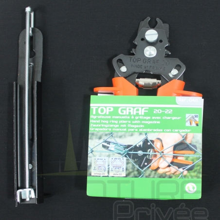 Pince Agrafe Grillage avec Chargeur | Clôture Privée